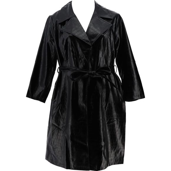 Jason Wu | Jackets & Coats | J Jason Wu The Icon Faux Leather Croc ...